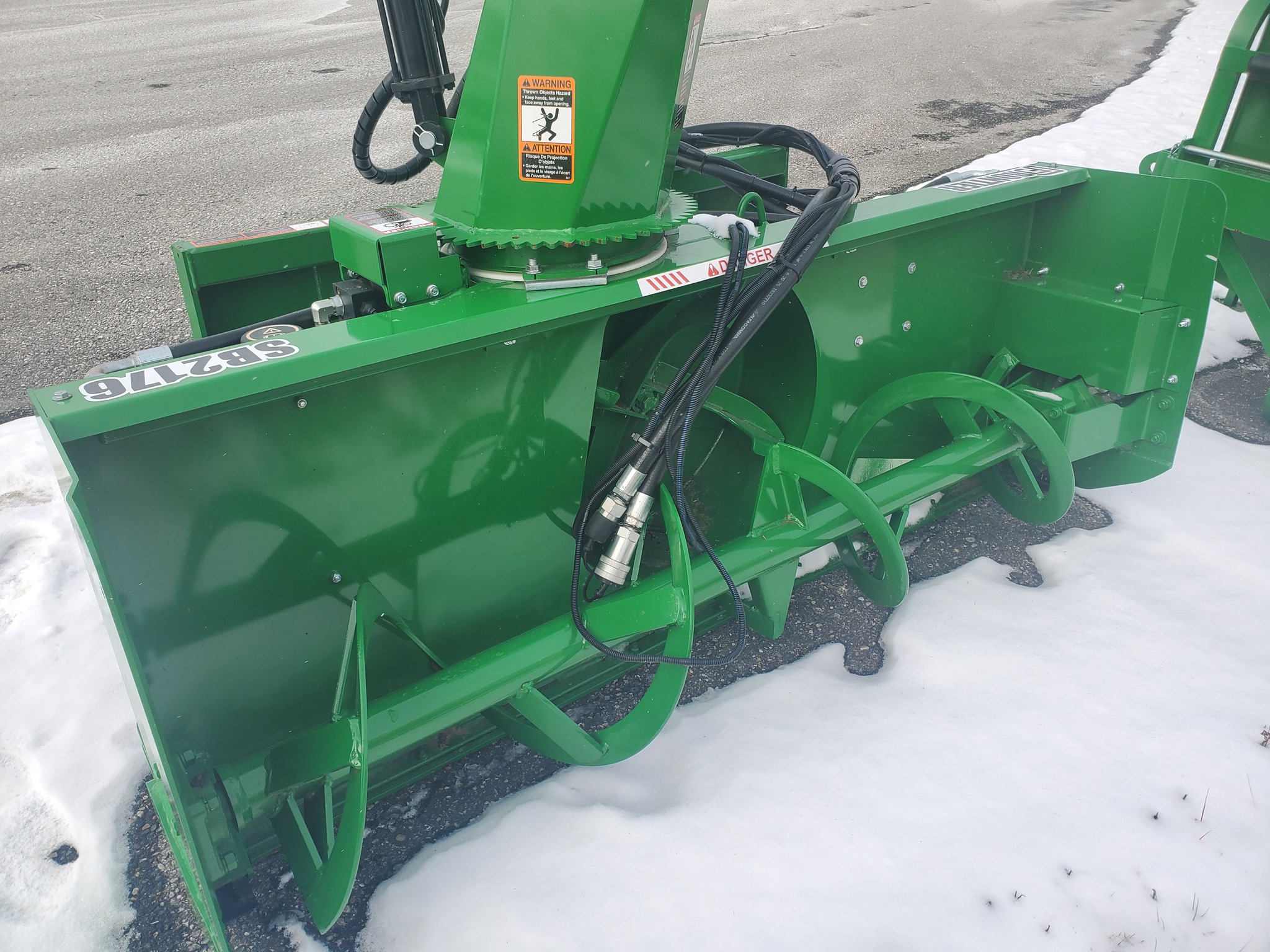 SB2176 LOADER MOUNTED SNOWBLOWER. - United Ag & Turf