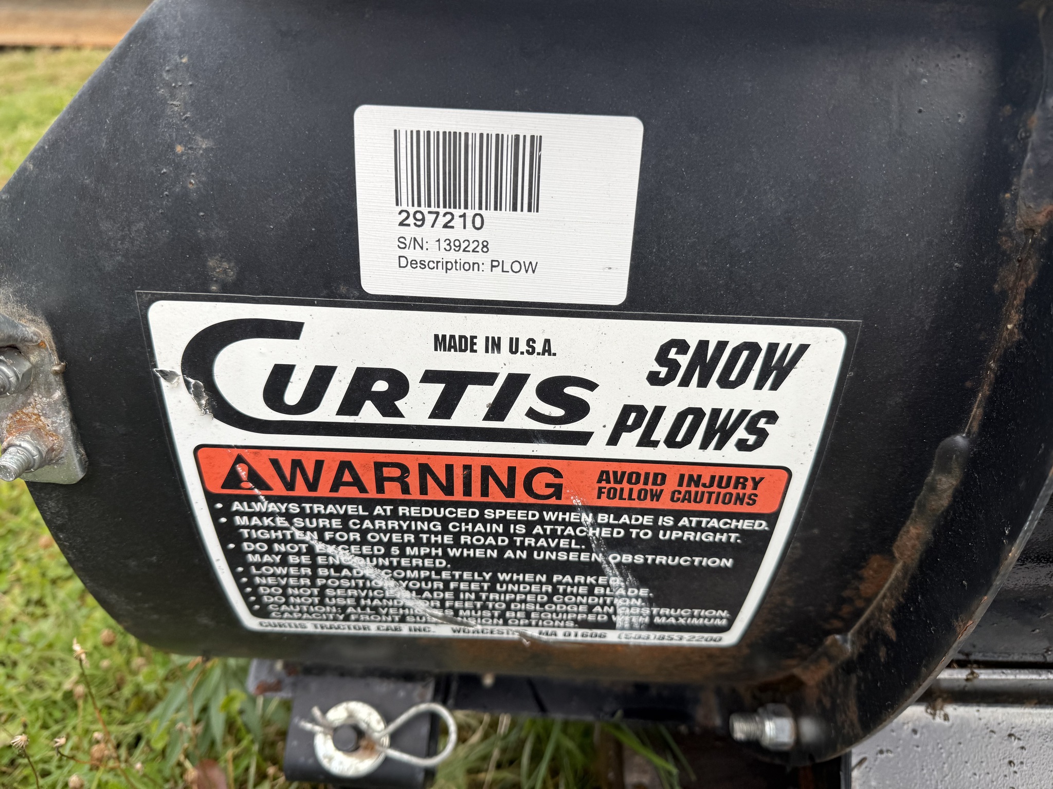 UTV Plow - United Ag & Turf